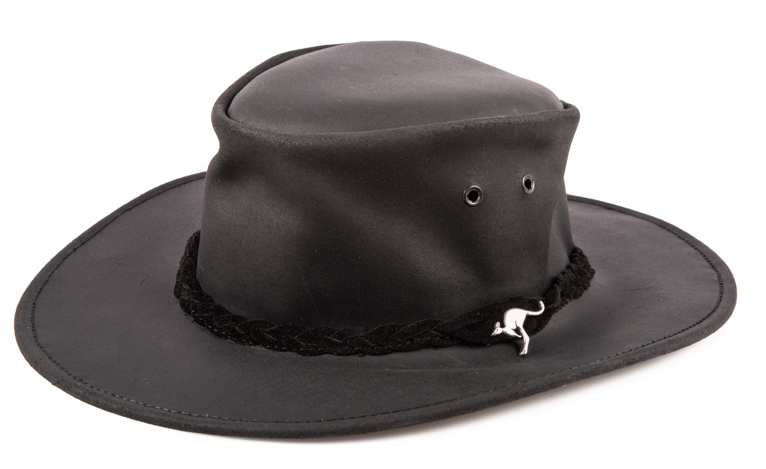 Genuine Australian Outback Leather Hat – Crocodile Darwin